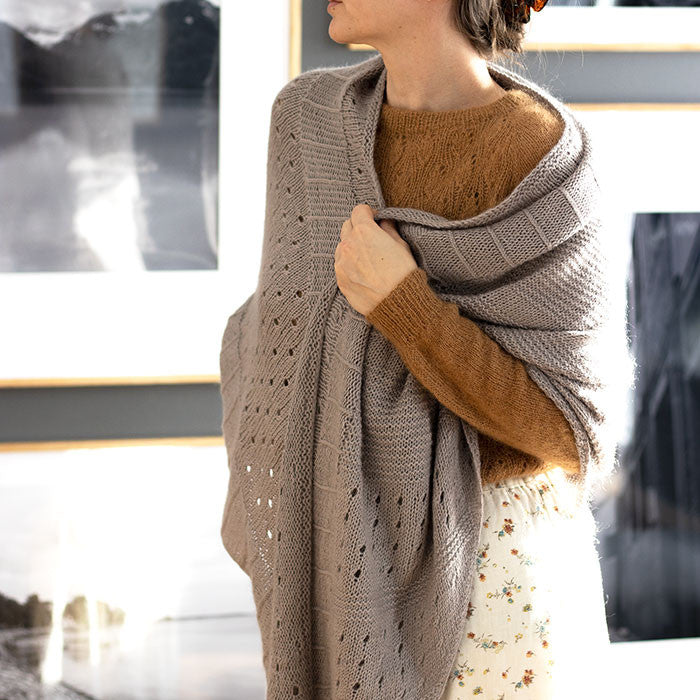 Knitted Shawl No. 1 - Knitting Kit – Krea Deluxe