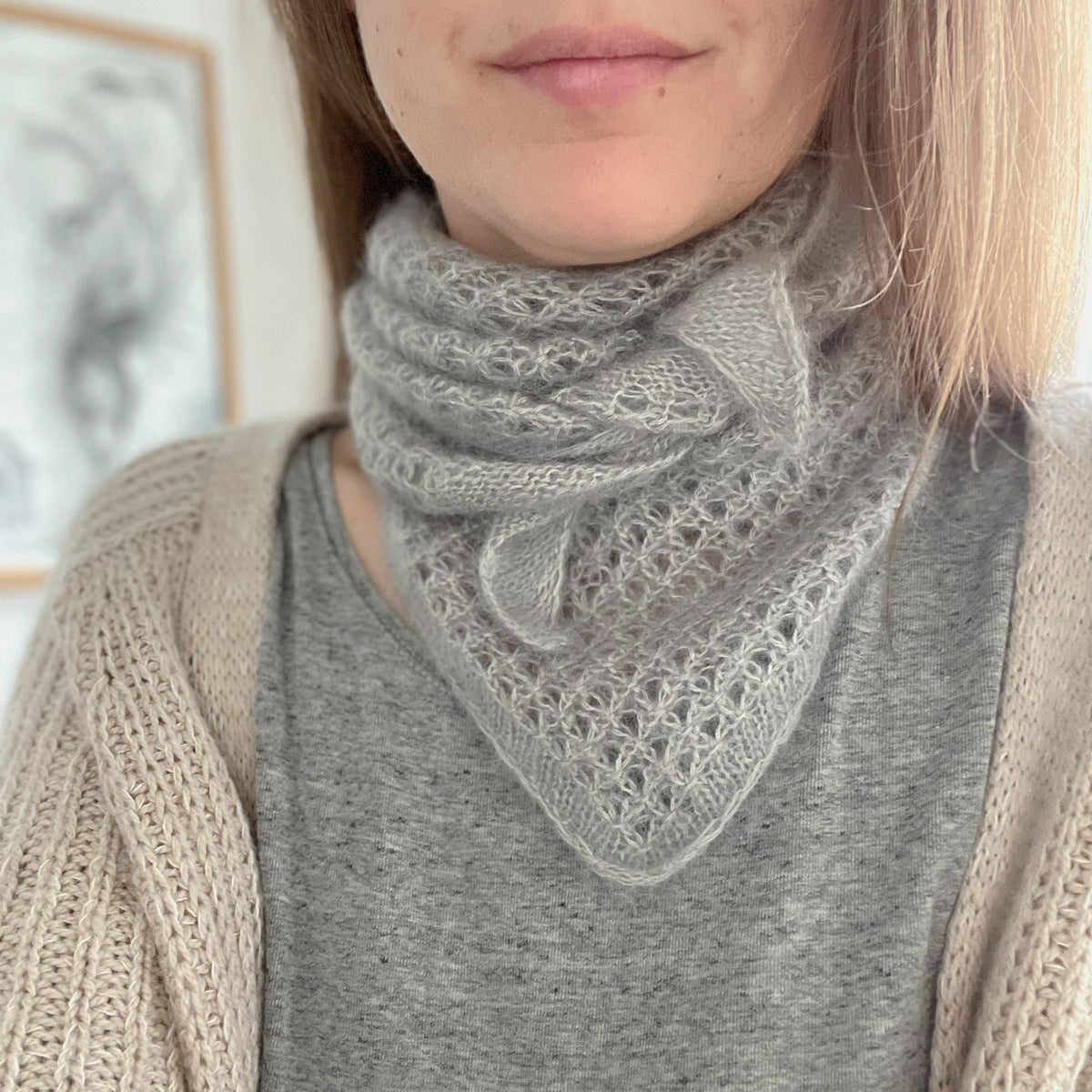 Haslev Sjalet 2023 - Str S - Strikkekit – Krea Deluxe